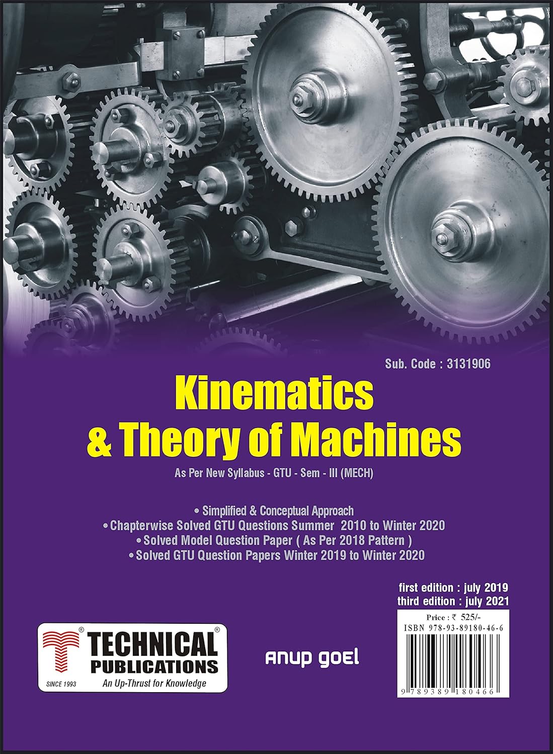 Kinematics and Theory of Machine for GTU 18 Course (III - Mech ...