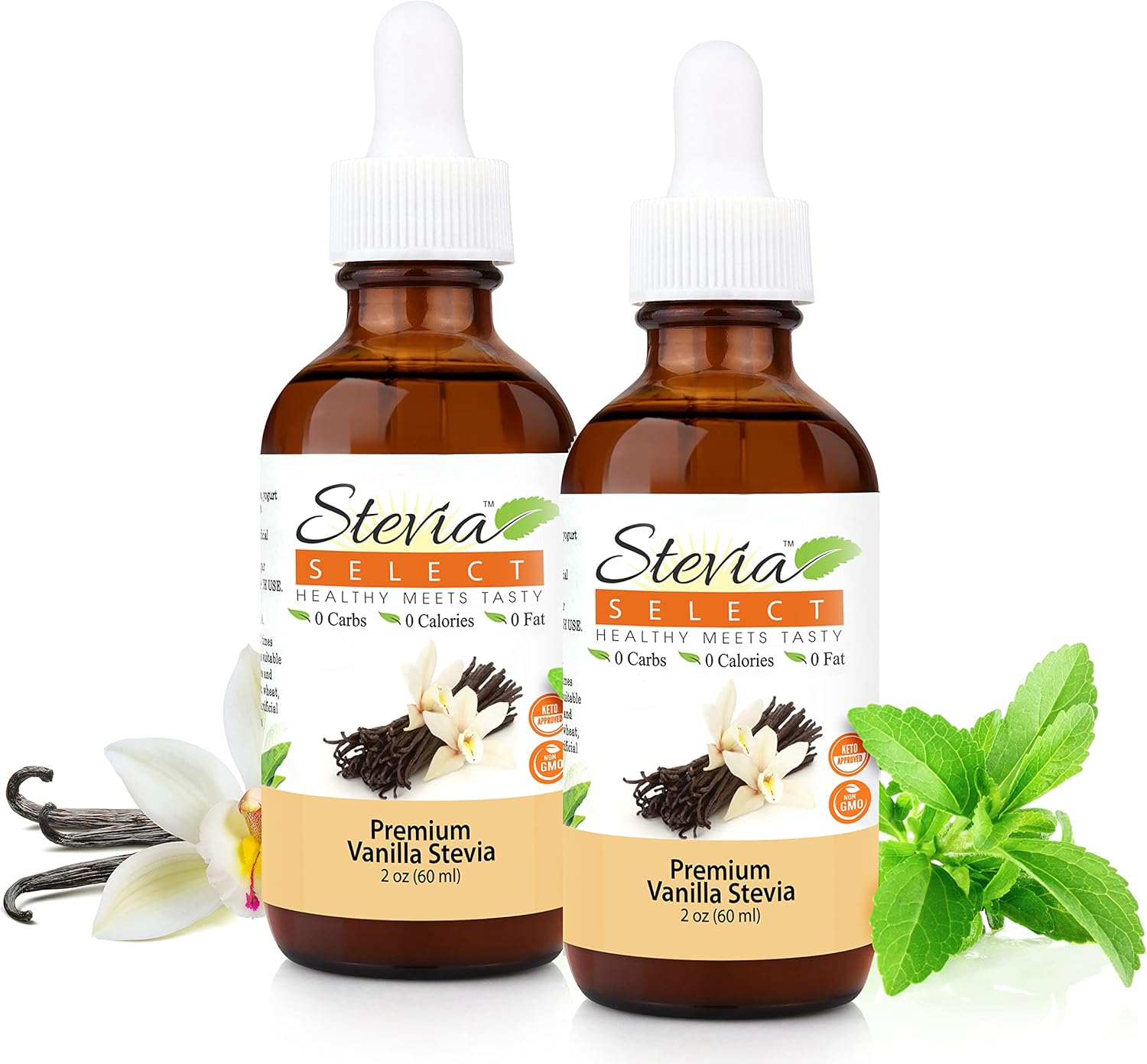 Amazon.com: Stevia Select Vanilla Pure Stevia Extract - Liquid Zero ...