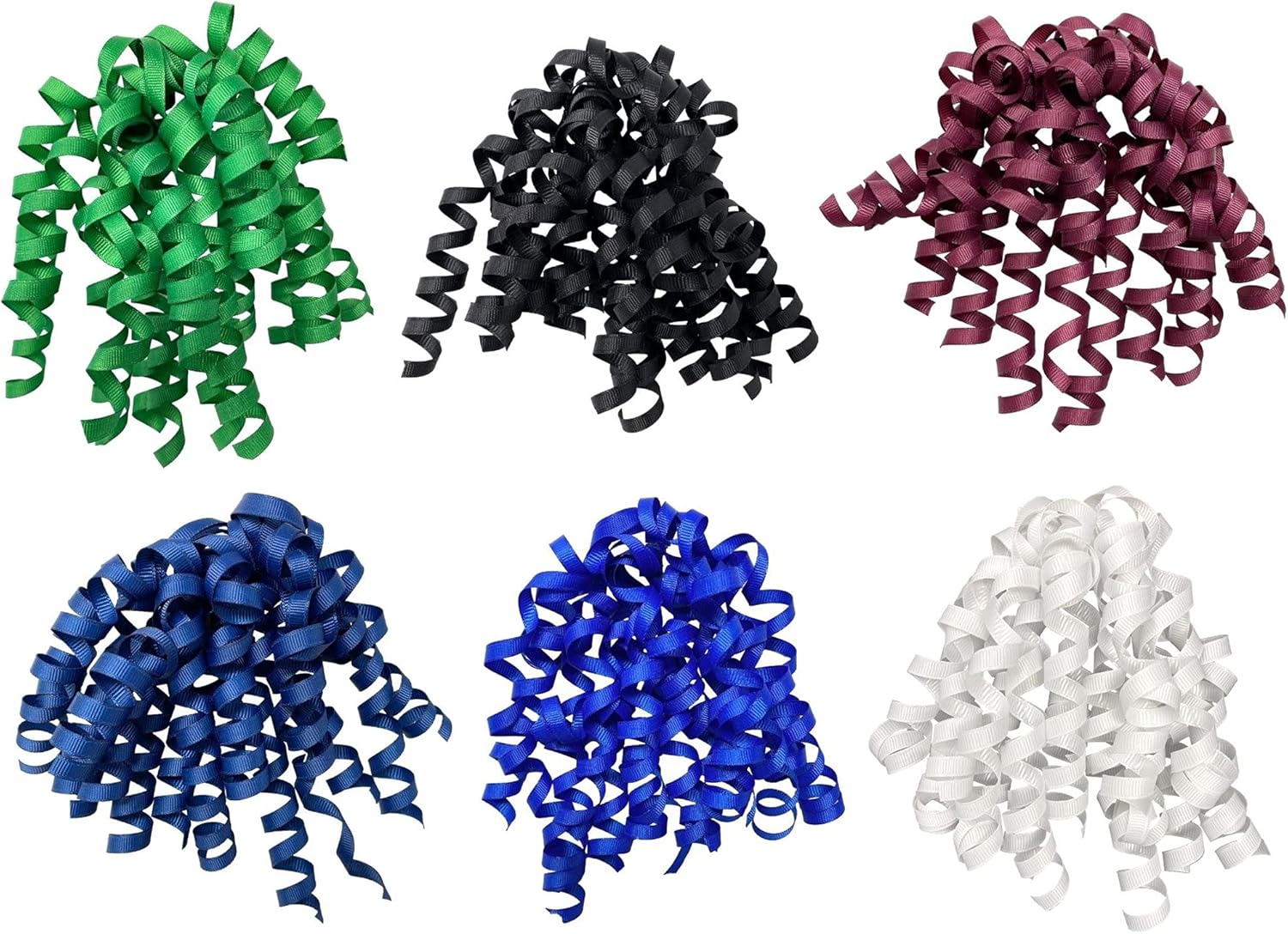 Amazon.com: Jillson Roberts Self-Adhesive Colorful Assorted Curly Bows ...