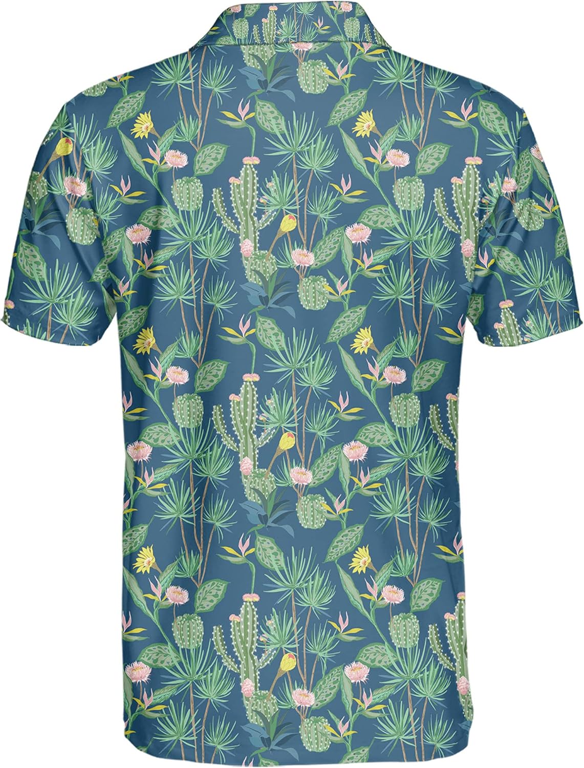 Gopory Cactus Golf Shirts for Men Cactus Hawaii Polo Shirt sold by ...