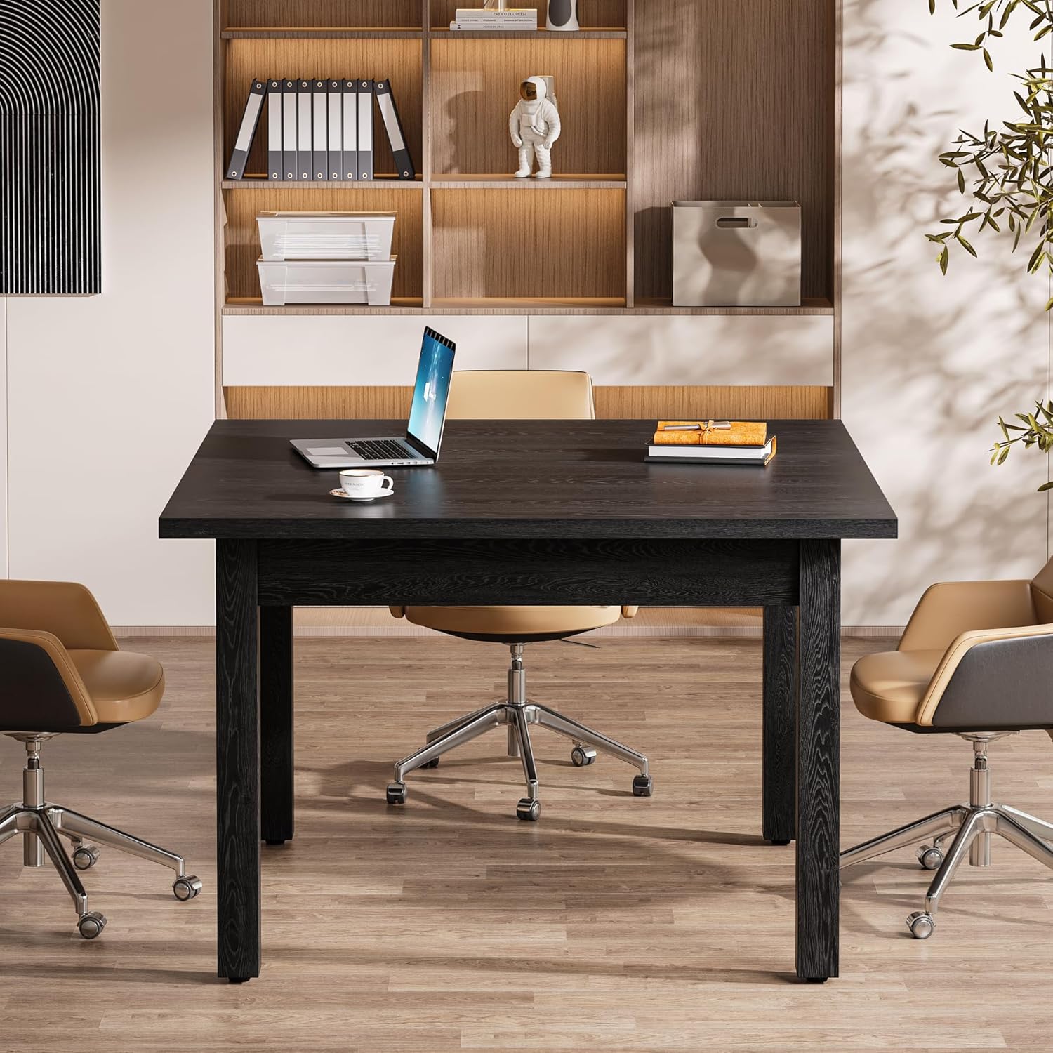 Amazon.com: Tribesigns 39.4-Inch Square Conference Table for 4 People ...