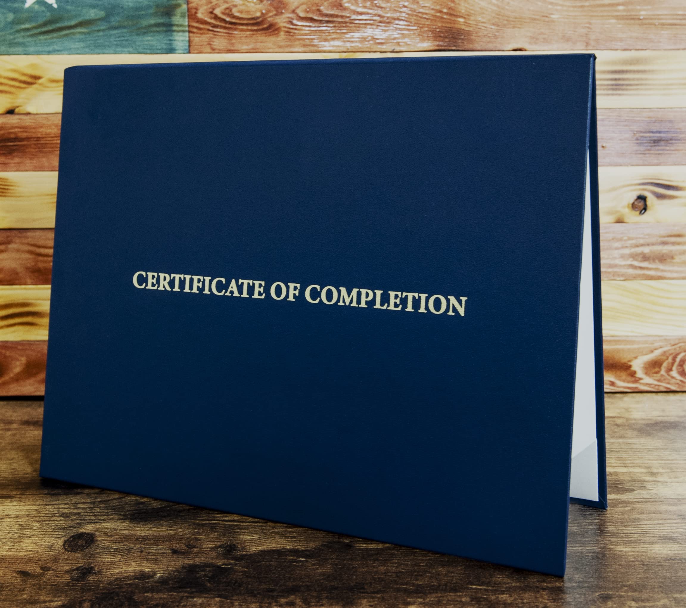 Certificate Of Completion Diploma Covers For Graduates Golden Engraved ...