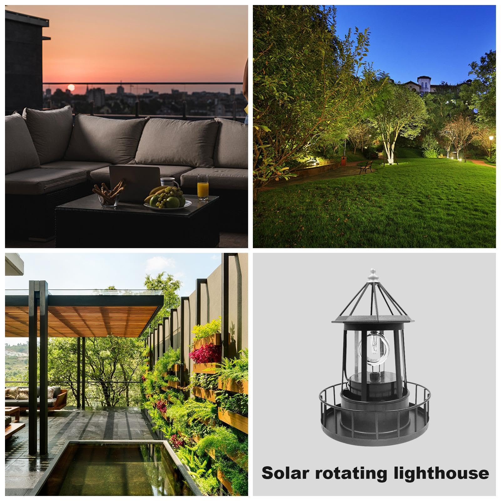 Rotating Solar Light For Lighthouse Solar Lighthouse Rotating Light