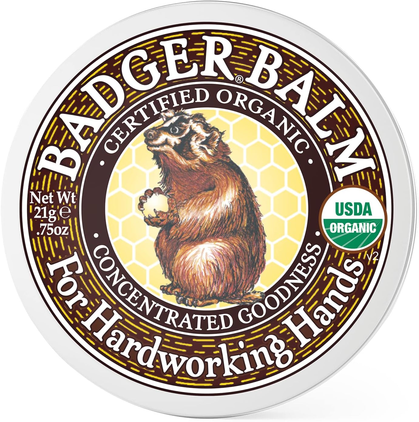 Amazon.com : Badger - Hardworking Hands Healing Balm, Aloe Vera ...