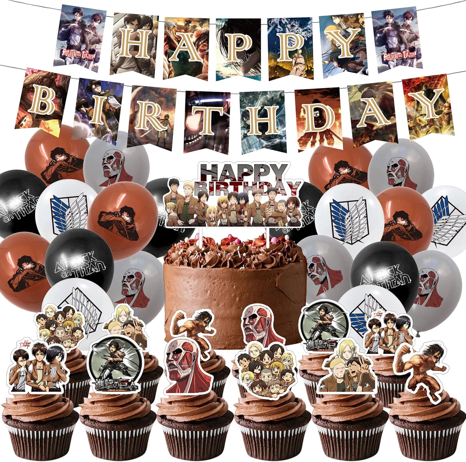 Amazon.com: Anime Cosplay Party Decorations,Anime Birthday Party ...
