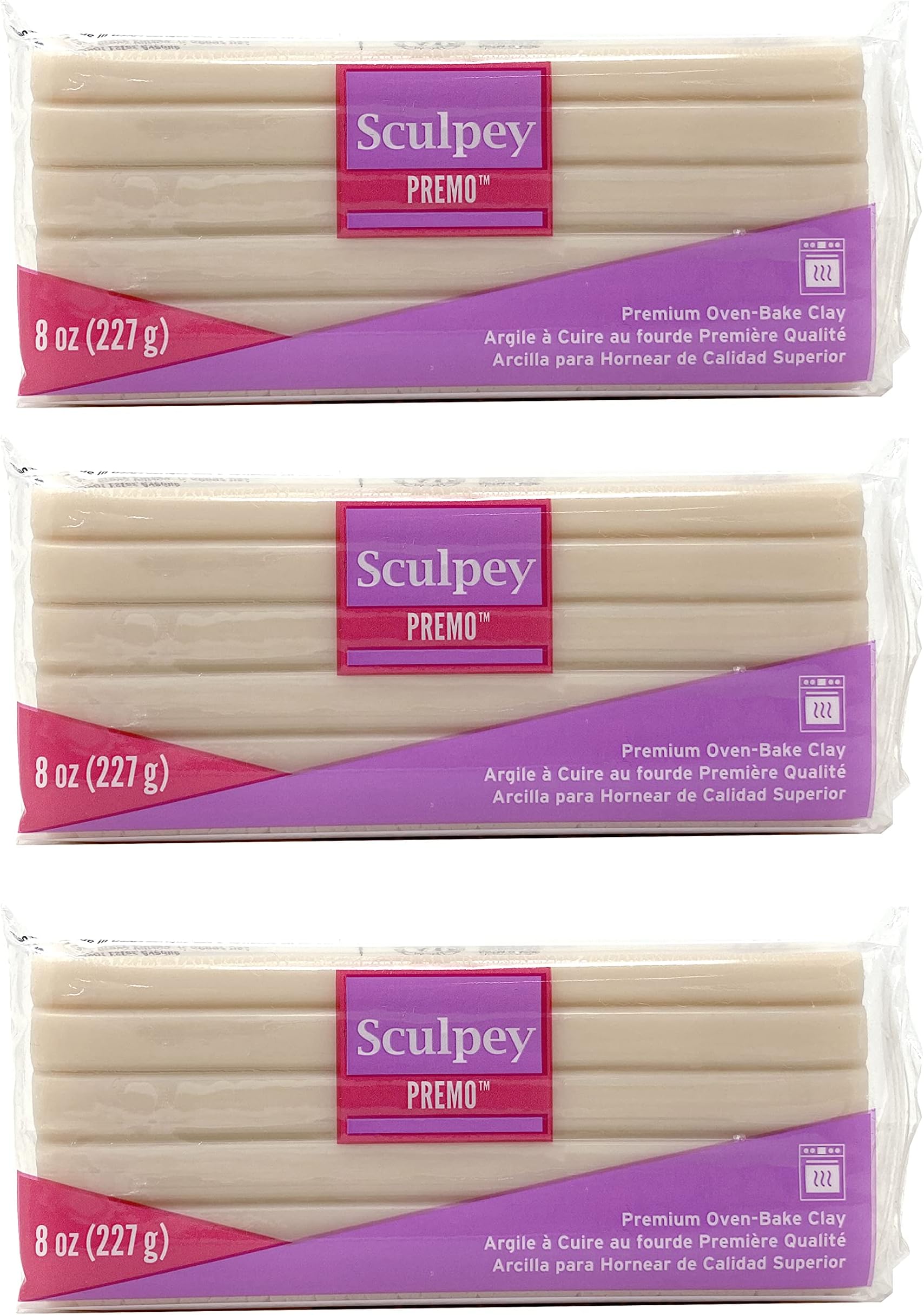 Amazon.com: Sculpey Clay Premo Sculpey Polymer Translucent Clay - Oven ...