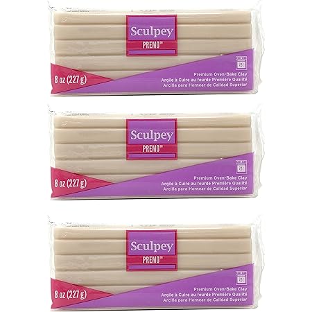 Amazon.com: Sculpey Clay Premo Sculpey Polymer Translucent Clay - Oven ...