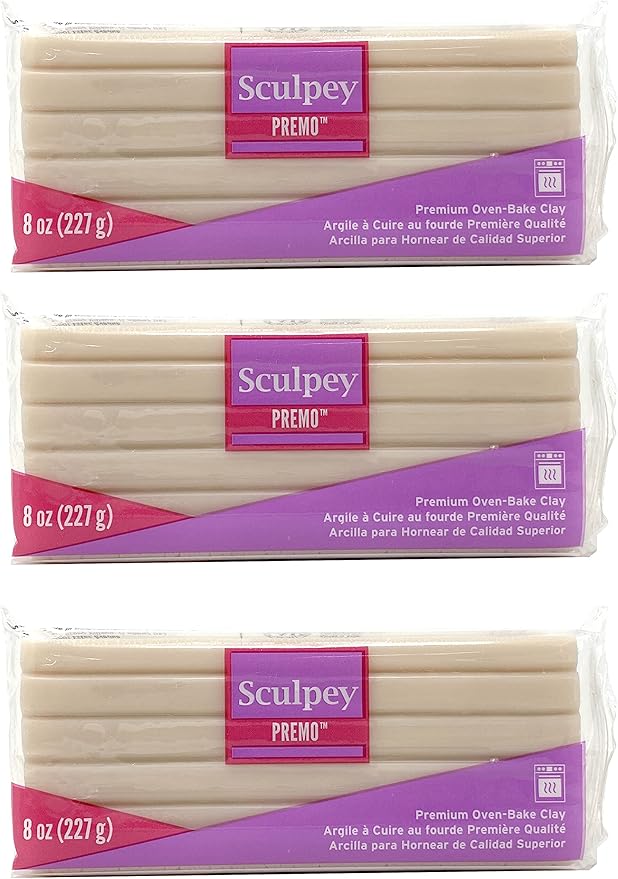 Amazon.com: Sculpey Clay Premo Sculpey Polymer Translucent Clay - Oven ...