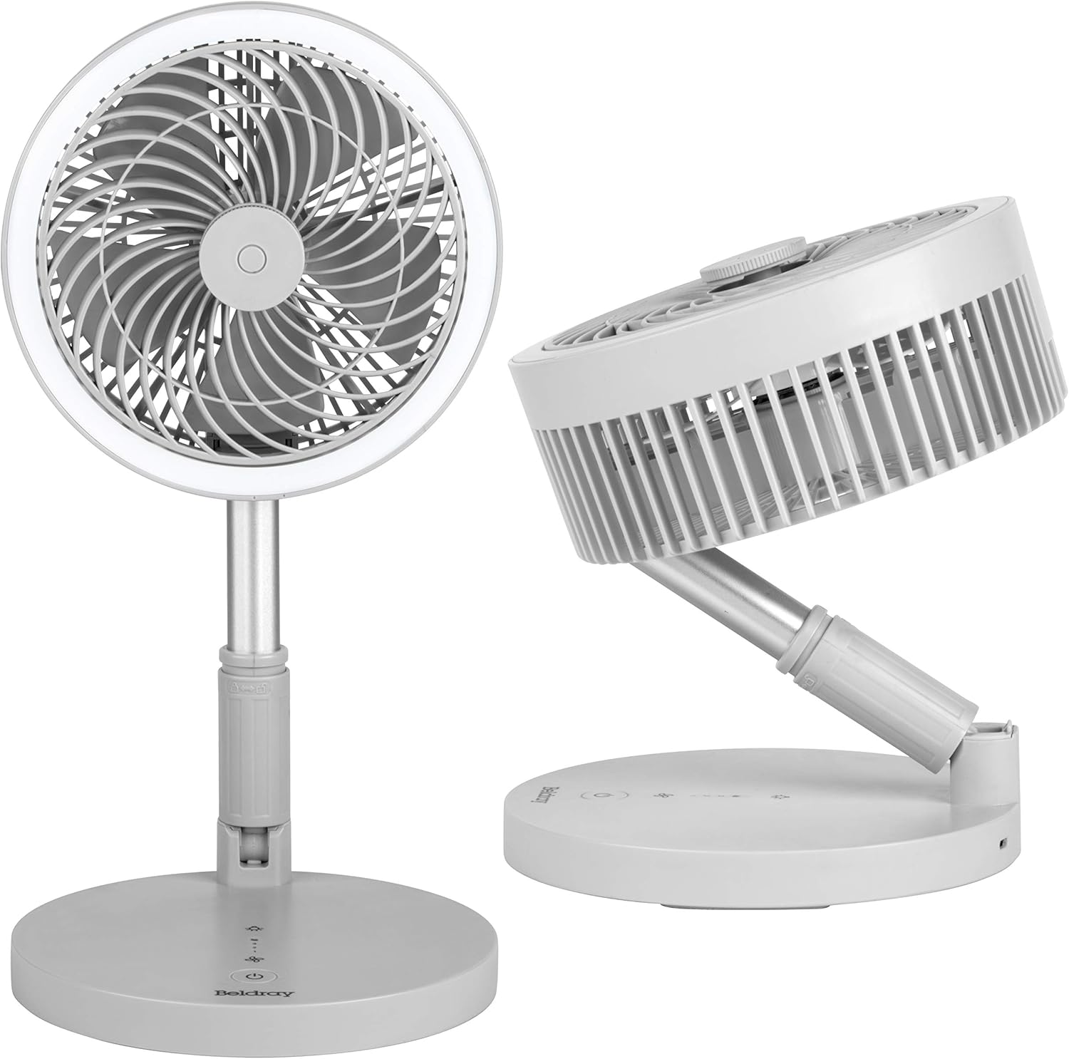 Beldray EH3413GR Foldaway Stand Fan - USB Rechargeable, Lightweight ...