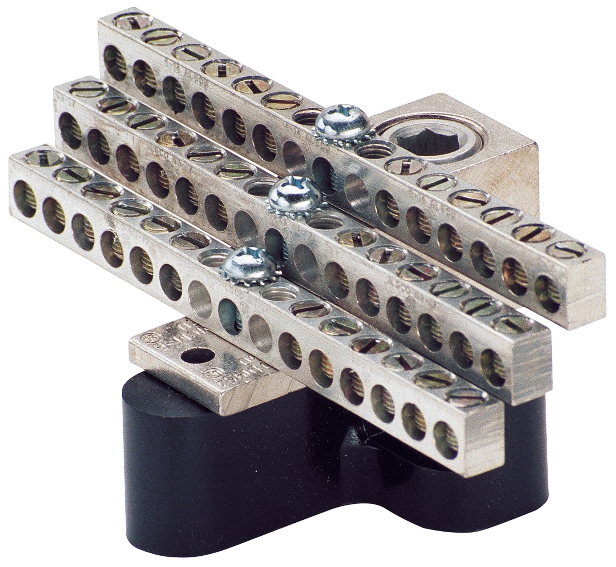 Neutral Bar Terminal Block ILSCO NB-350-12 Neutral Bar – AL MEC 350-6 ...