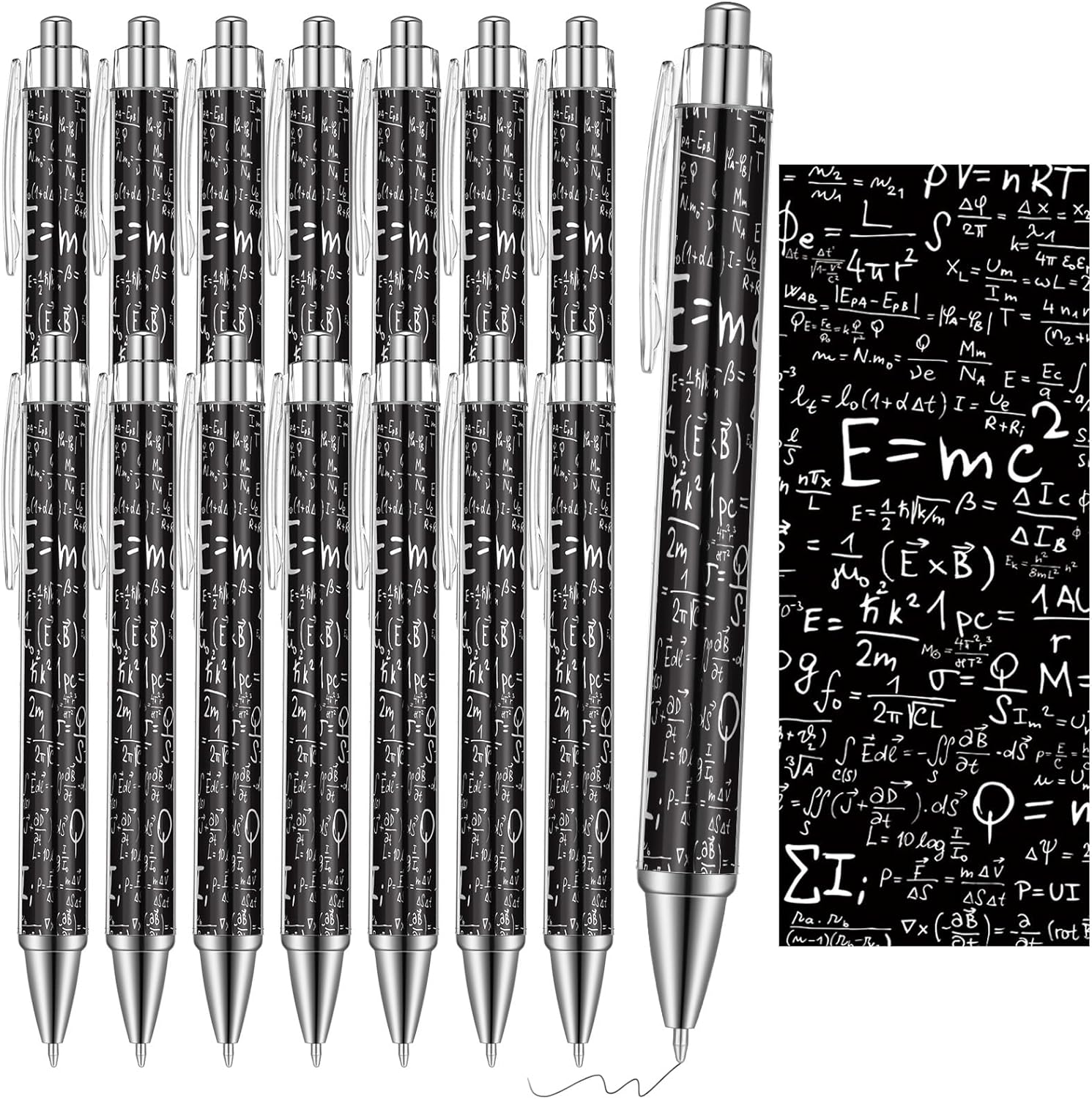 Amazon.com: Weekgrat 48 Pcs Math Ballpoint Pen Math Party Favor Black ...