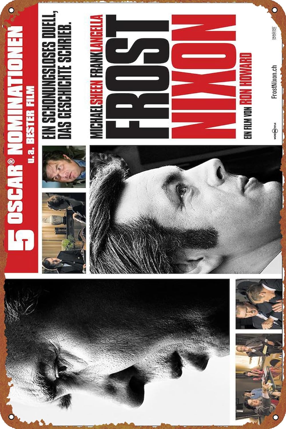Amazon.com : Frost/Nixon Movie Posters Tin Signs Retro Metal Movie Tins ...