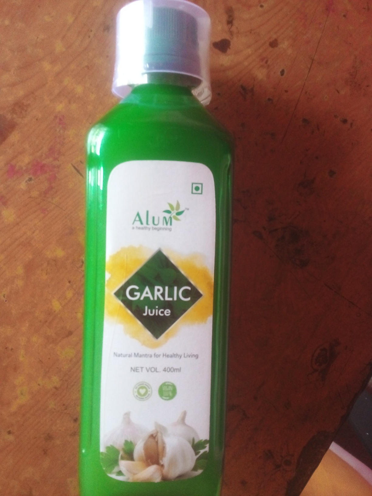Alum Garlic Juice 400 ml Cold Pressed Fresh Juice : Amazon.in: Grocery ...