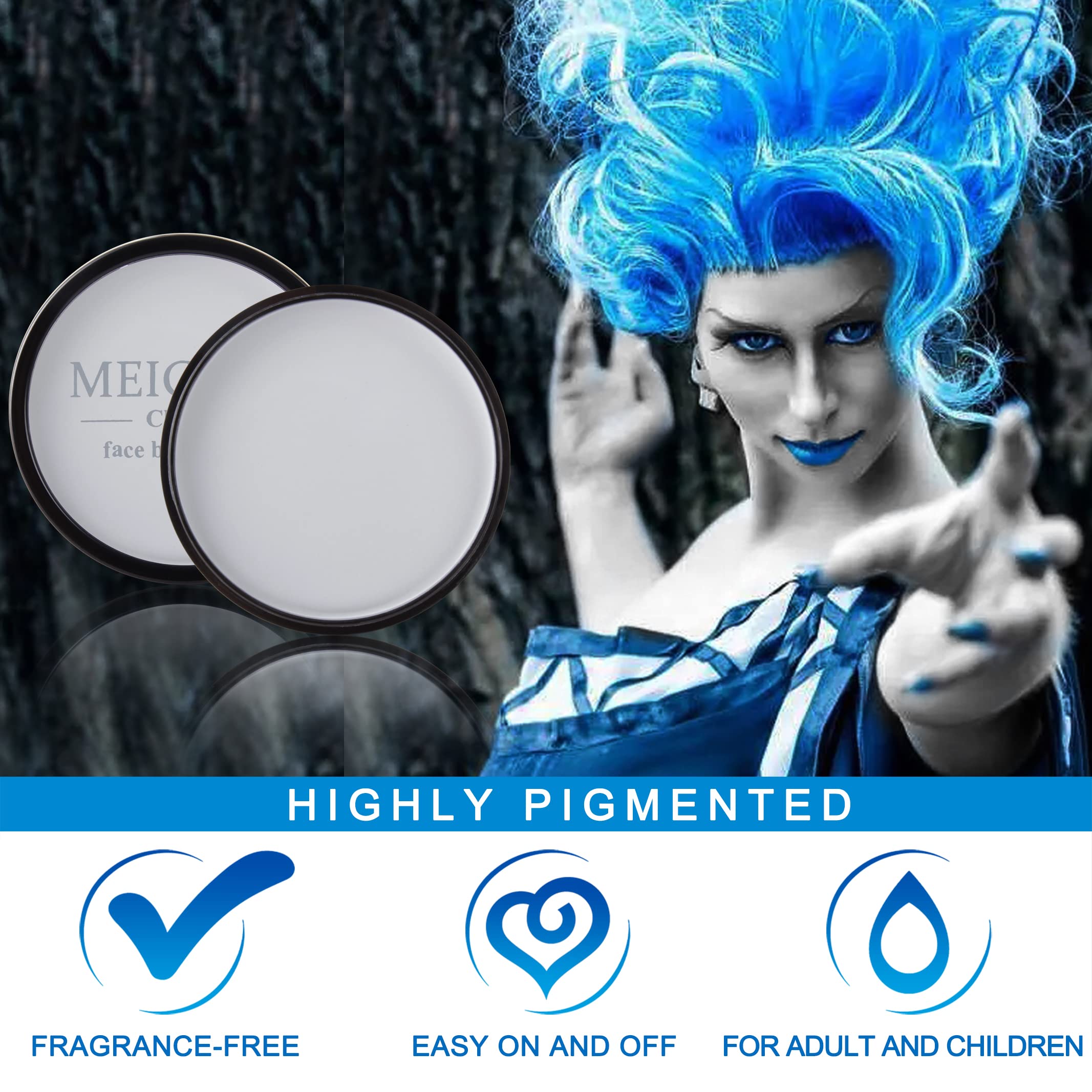 Snapklik.com : Grey Face Body Paint,30g/1.05oz Water Based Washable ...