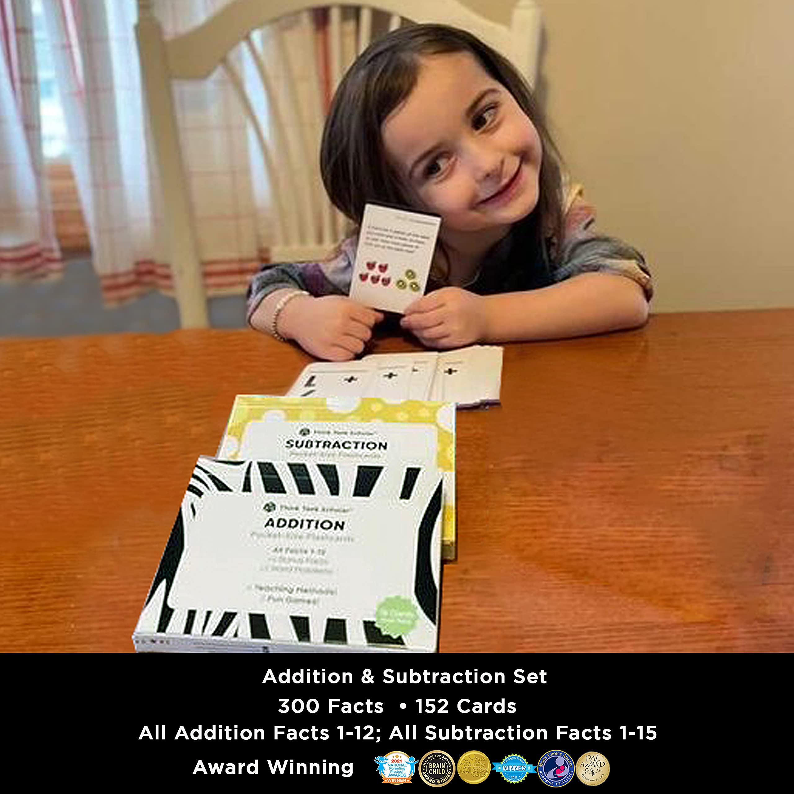 Snapklik.com : Think Tank Scholar Addition And Subtraction Flash Cards ...