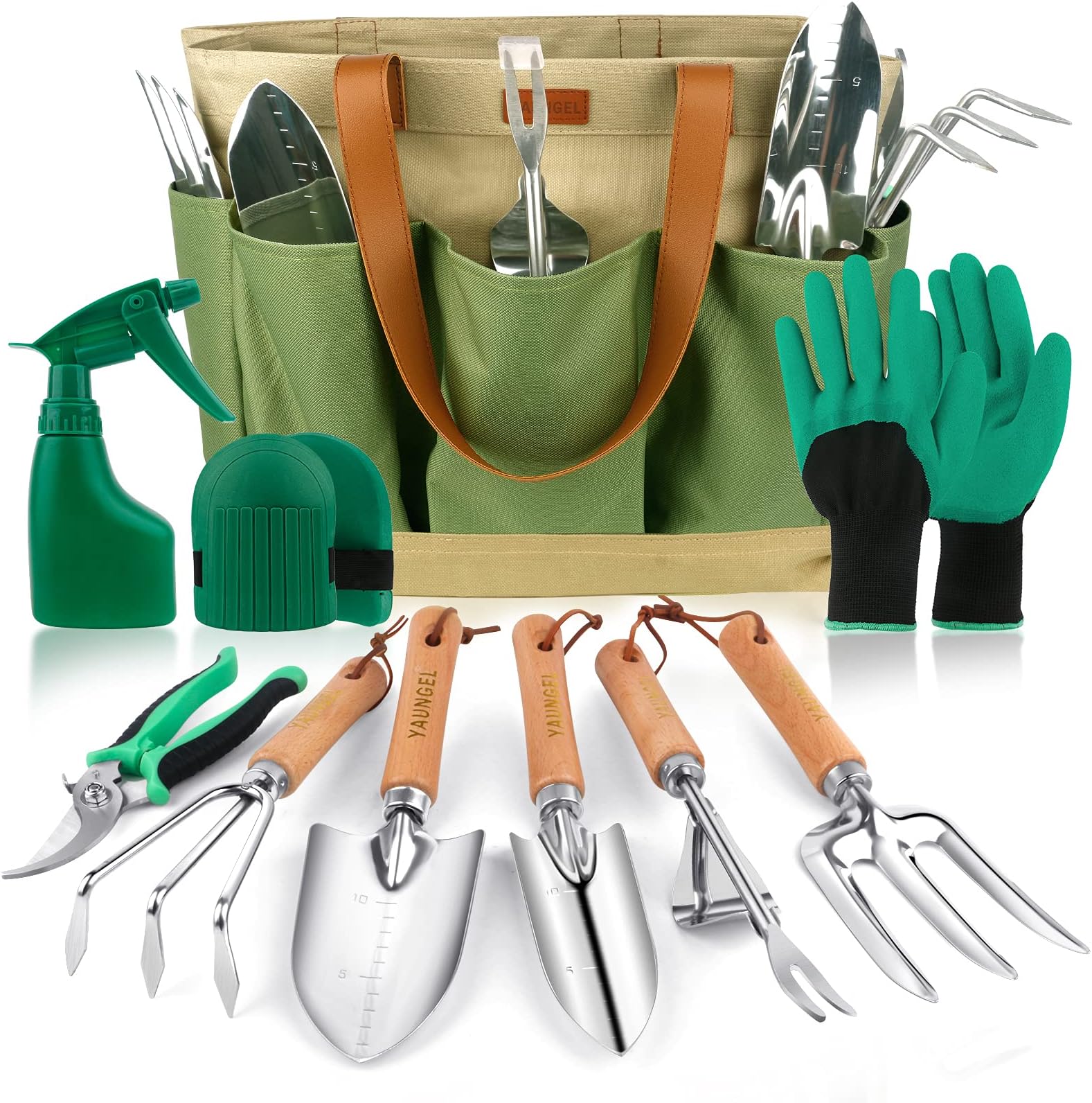 Amazon.com : WILLBOND 12 Pcs Stainless Steel Garden Tool Set Heavy Duty ...