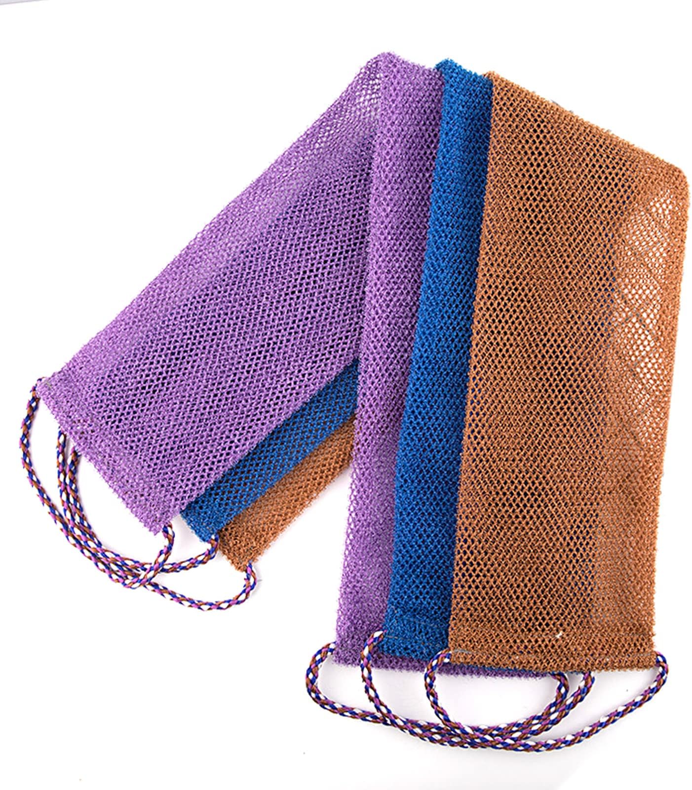 Amazon.com: 3Pcs African Bathing Sponges,African Exfoliating Body Net ...