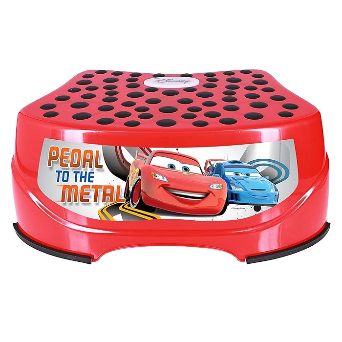 Buy Ginsey Disney Cars Step N Glow Step Stool - Kids Step Stool,Red ...