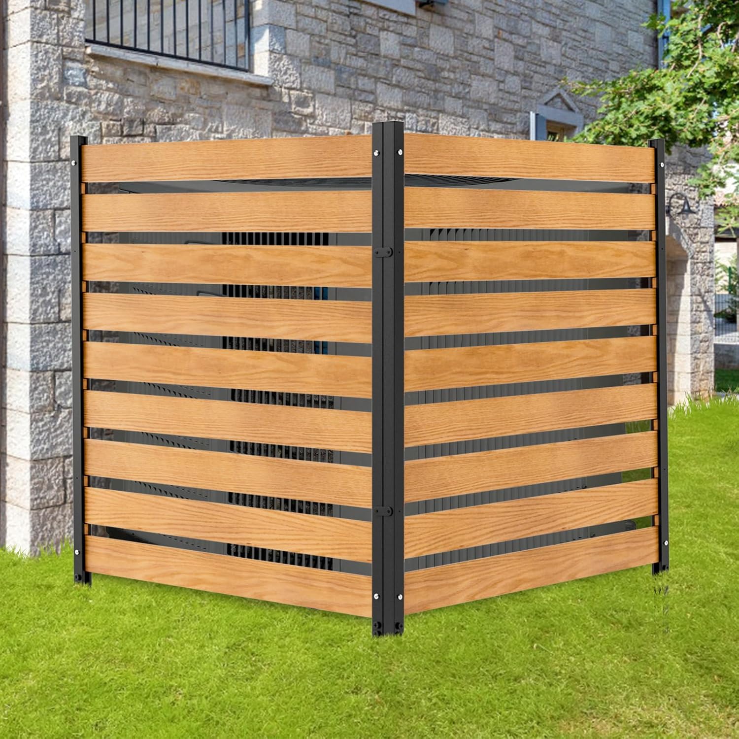 Amazon.com: SUNYRISY Air Conditioner Fence 2 Panels, 36" W x 44" H ...