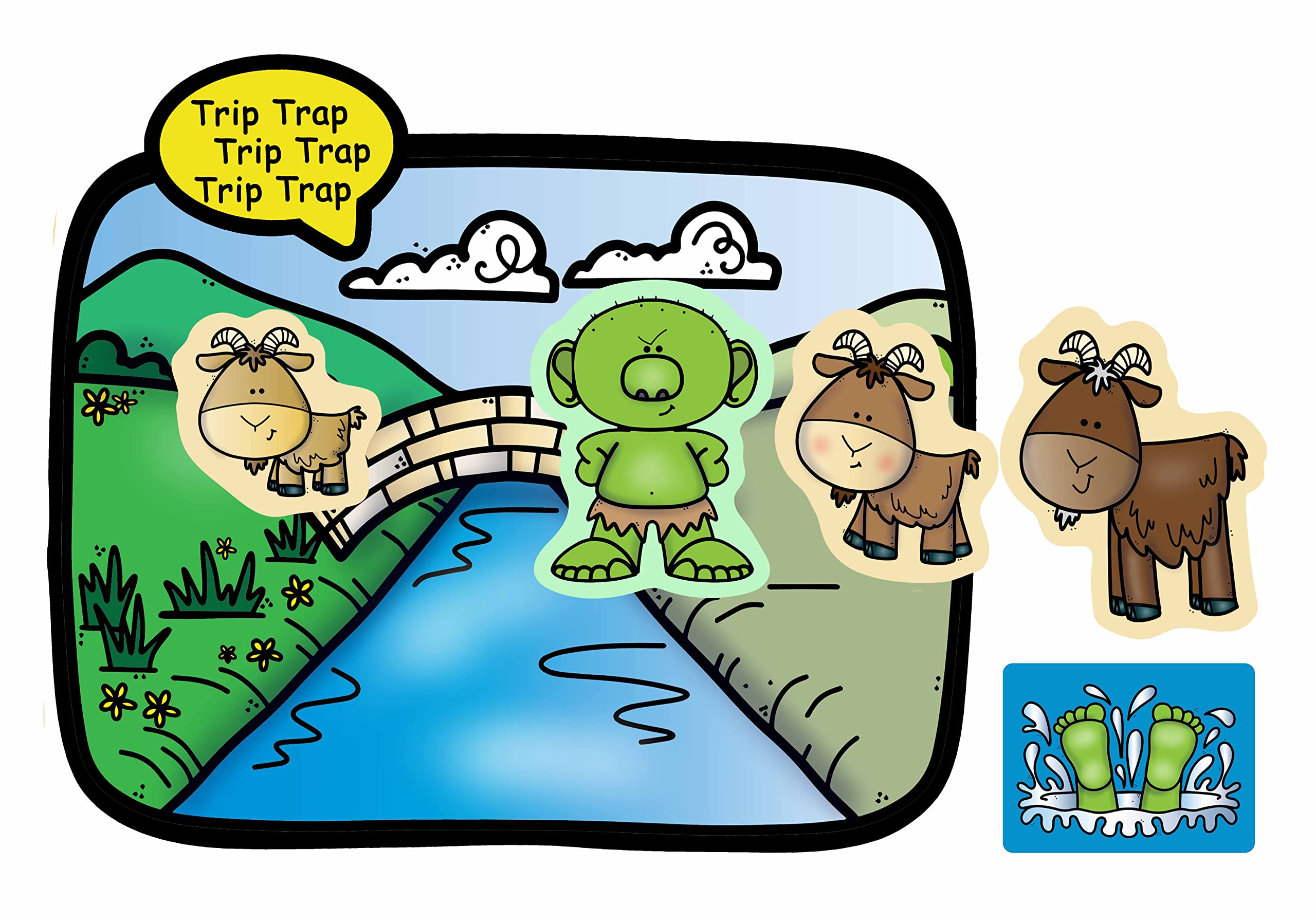 Billy Goats Gruff Clip Art