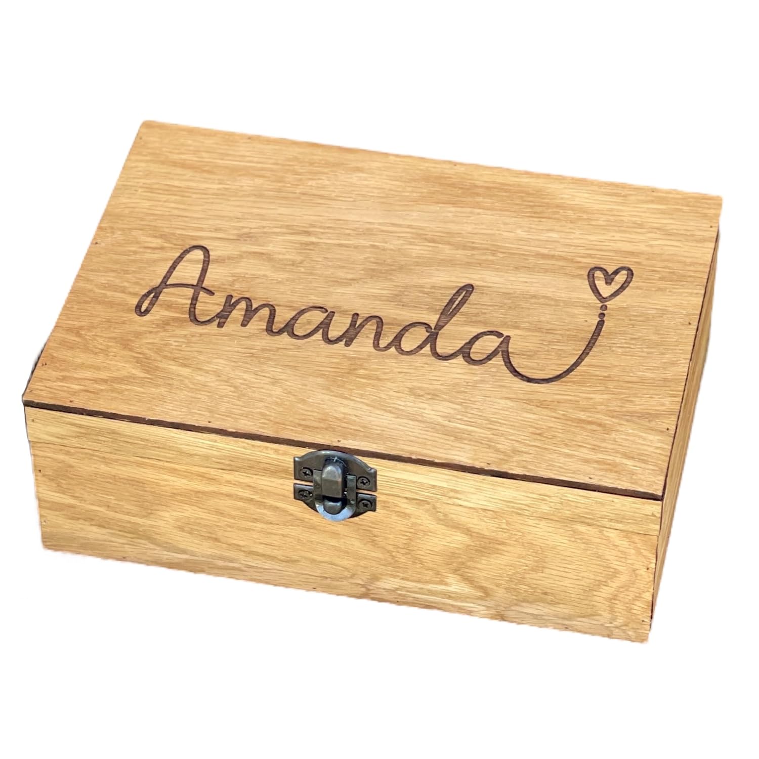 Amazon.com: Personalized Memory Keepsake Wooden Box - Gift for Him, Her ...