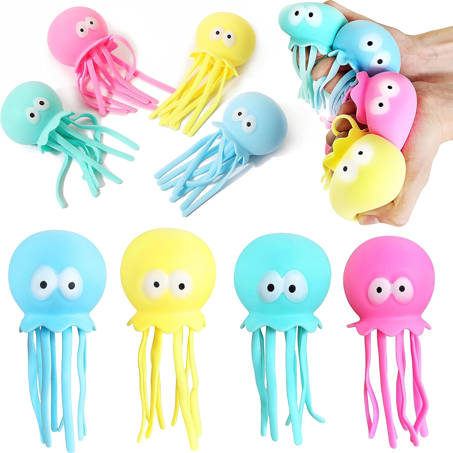 Stress Squishy Jual Clear Octopus Squeeze Toy / Squishy Gurita Anti ...