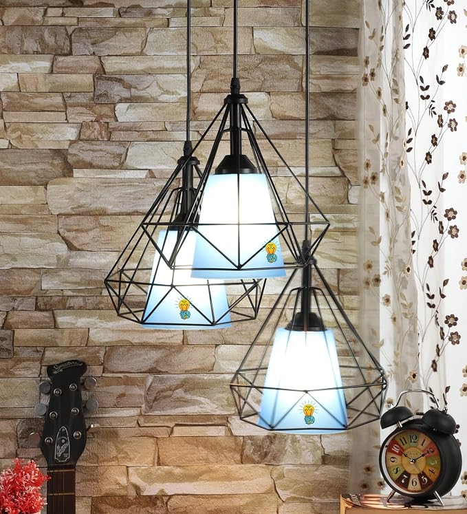 Buy Booming Home 3 Light Cluster Hanging Lights Ceiling Pendant Light ...