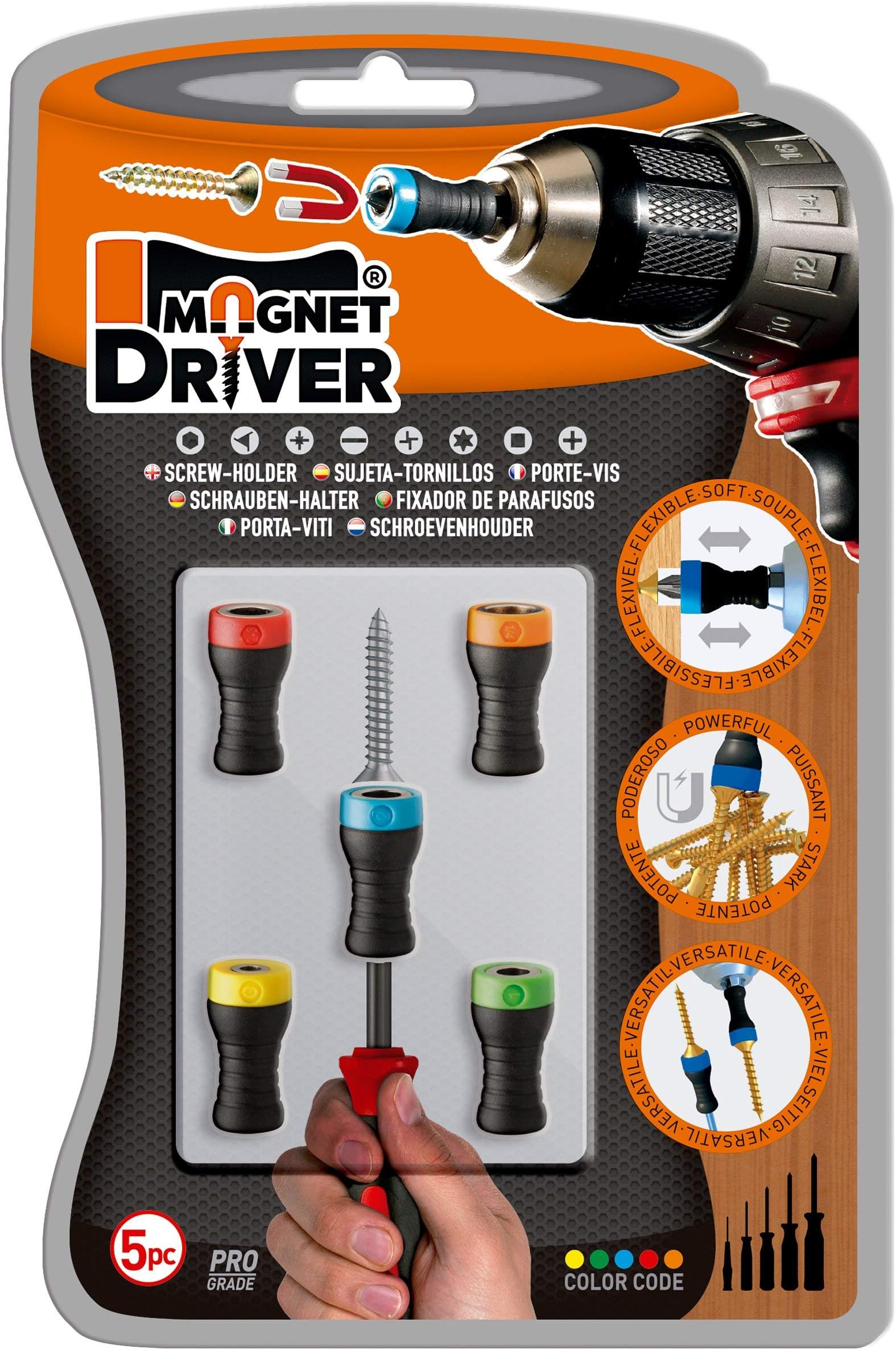 Bit Holder Magnetic Magnet Driver® B50, The Great Invention that holds ...