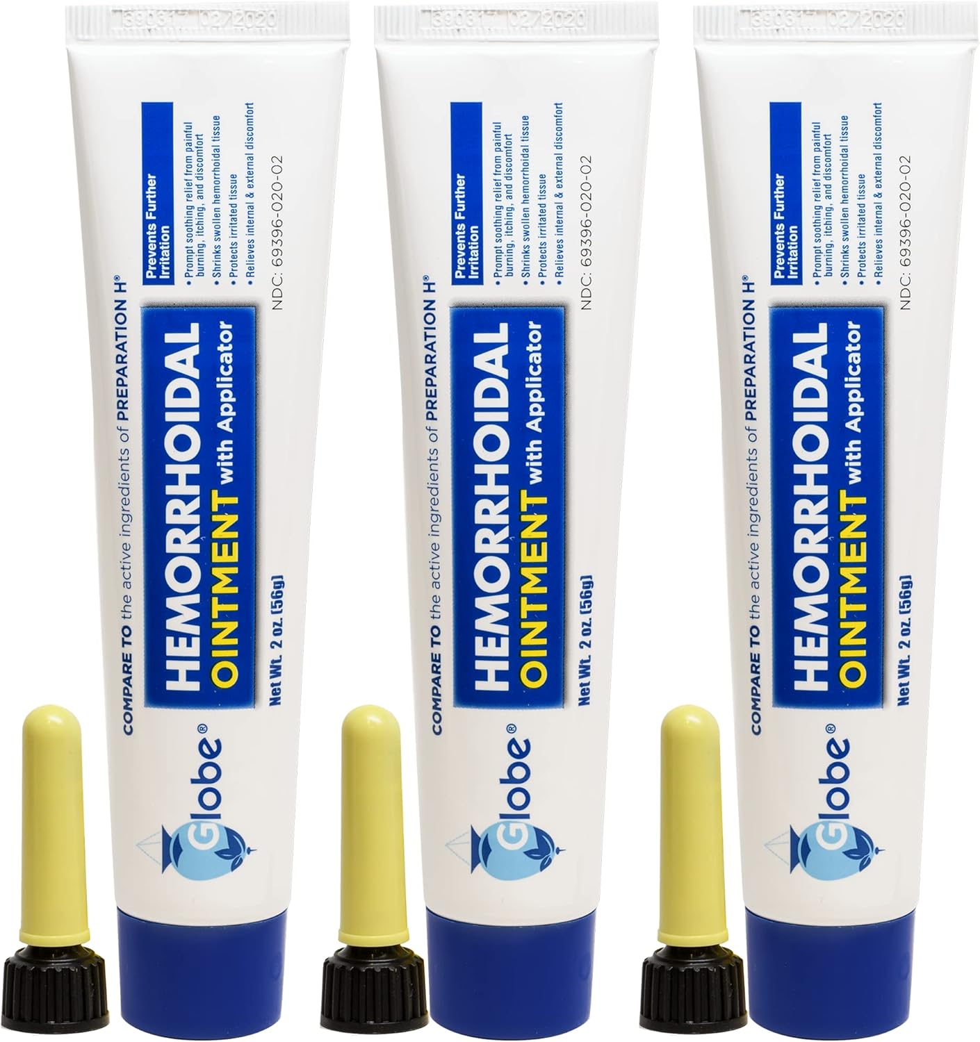 Amazon.com: Hemorrhoidal Pain Relief Ointment 2 oz (56g) Per Tube ...