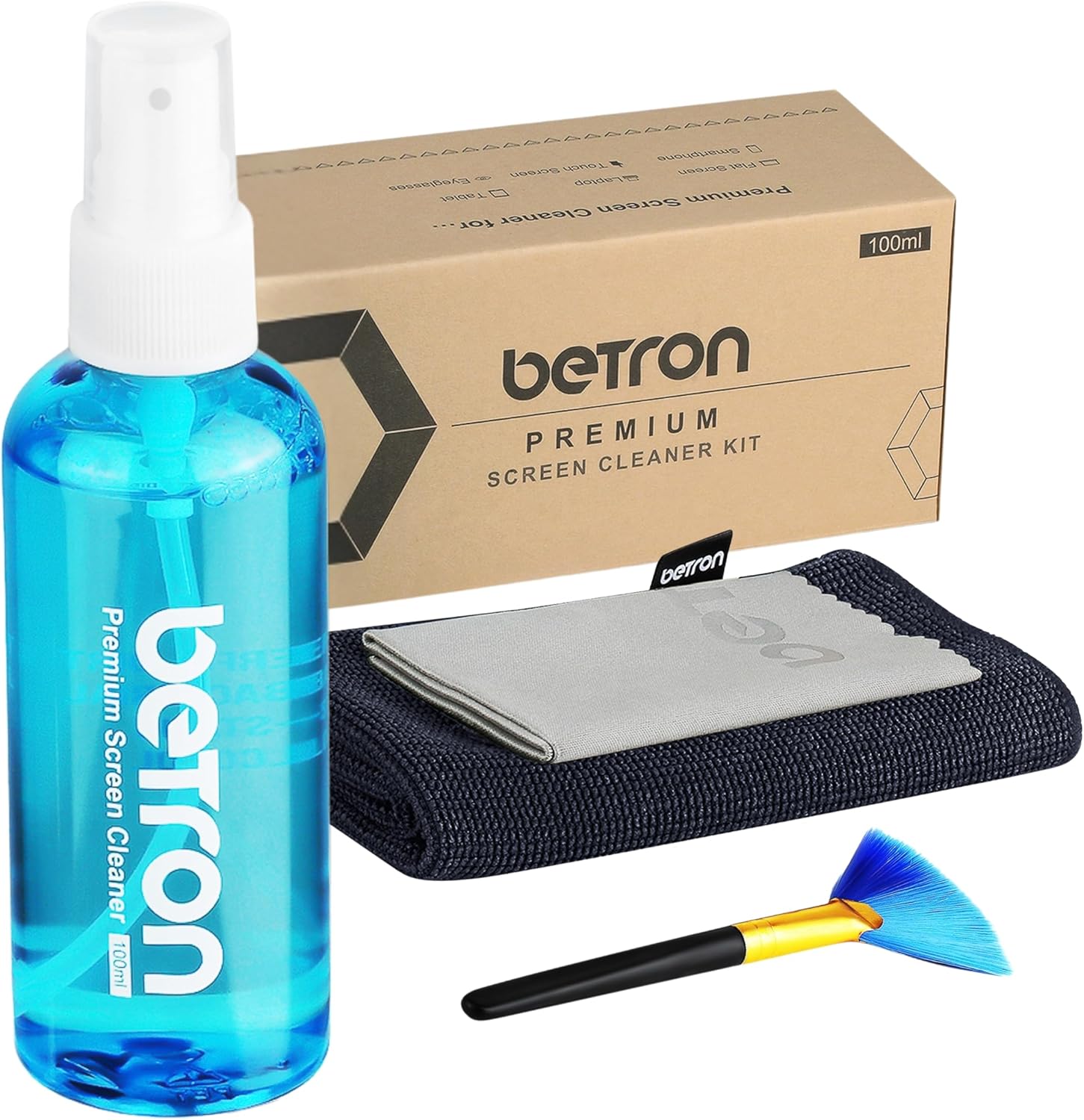 Betron Screen Cleaner Spray for TV, Laptop, Macbook, Computer, Monitor ...