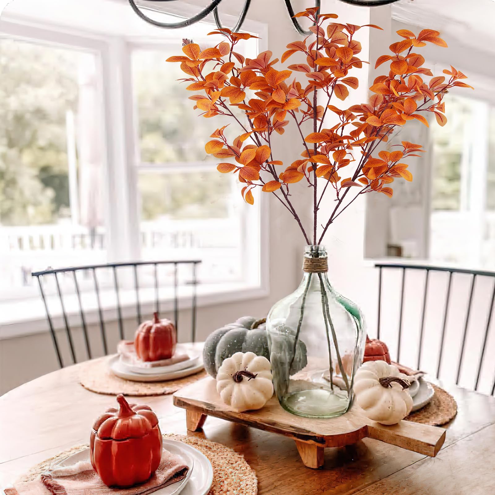 Decorative Fall Leaves Centerpieces