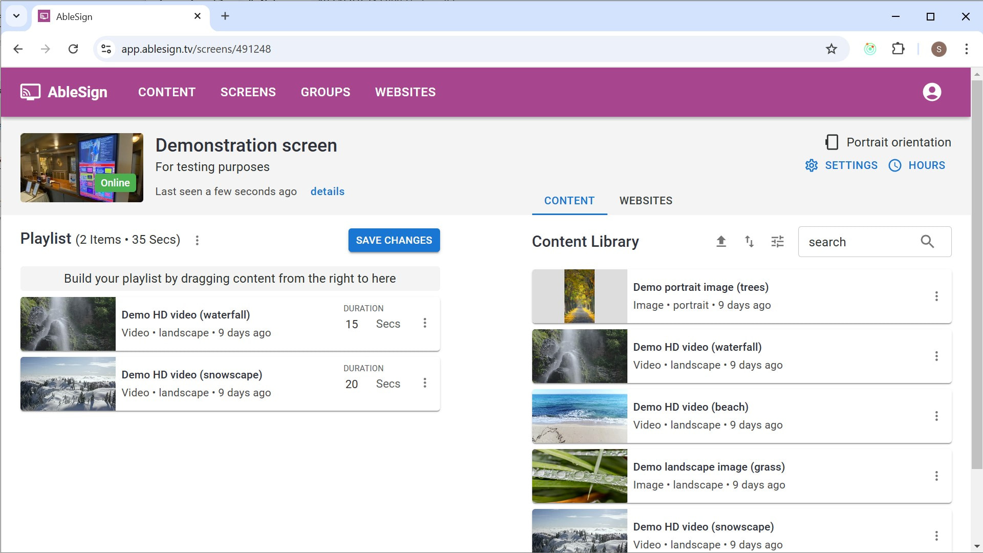 Digital Signage - Free Digital Signage by AbleSign - App on Amazon Appstore