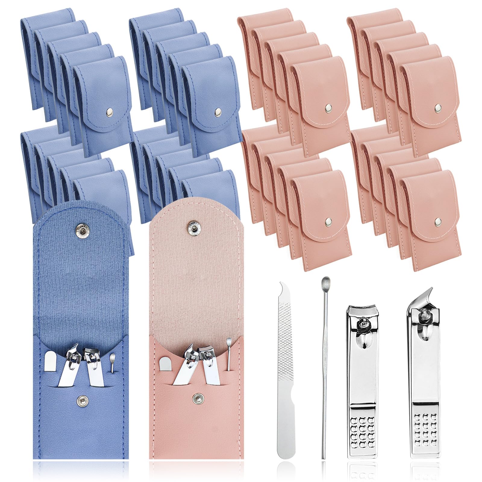 Amazon.com : HAIFOTRVA 10 Sets Finger Nail Clipper Set Bulk,4 in 1 ...