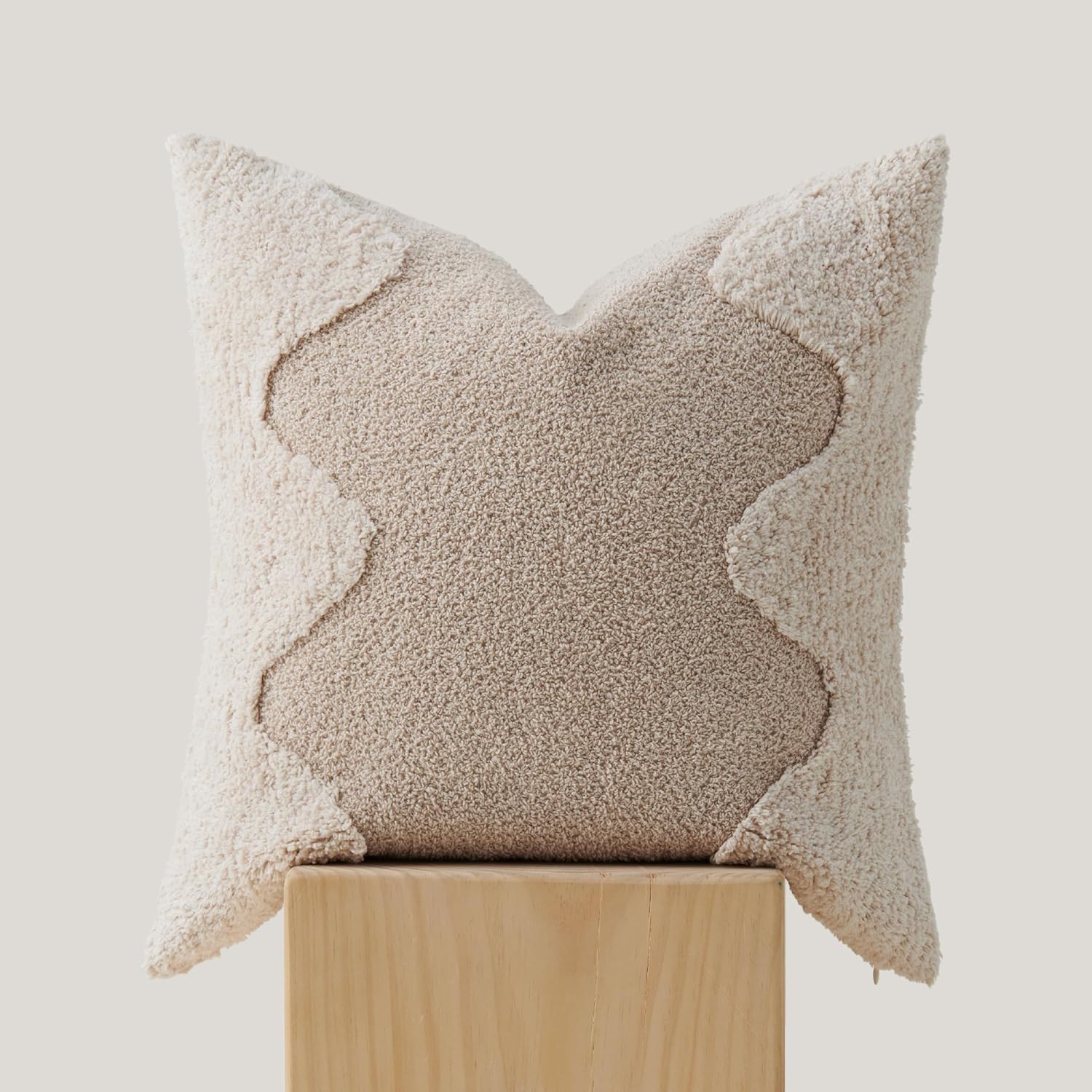 Amazon.com: Double Stitch by Bedsure Cotton Boho Throw Pillow Covers ...