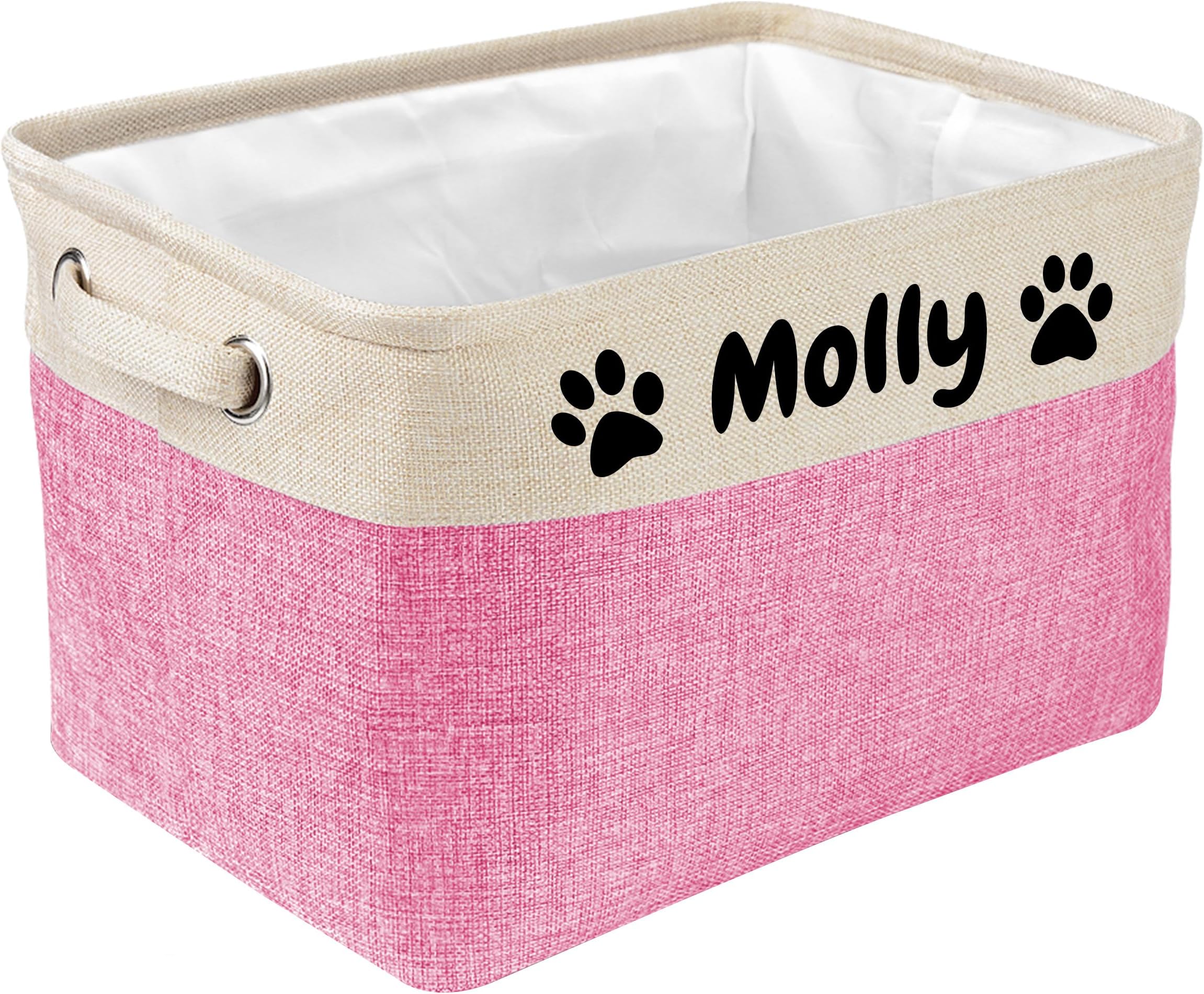 Amazon.com : PET ARTIST Foldable Dog Toy Bin for Dog Toys Accessories ...