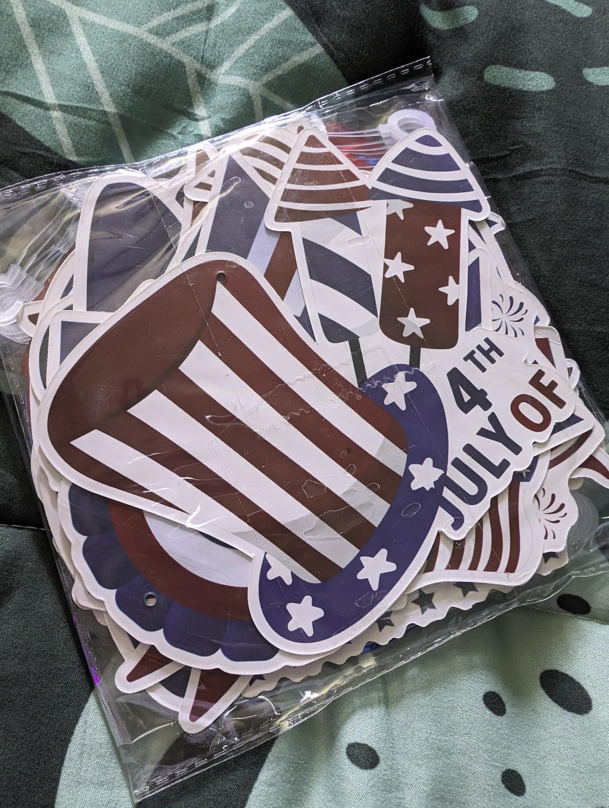 Amazon.com: 36Pcs 4th of July Hanging Swirls Decoration, 4th of July ...