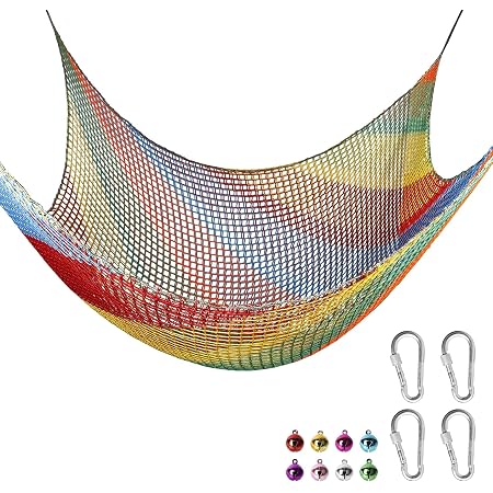 Amazon.com: Jalunth Kids Playground Play Safety Net - Climbing Cargo ...