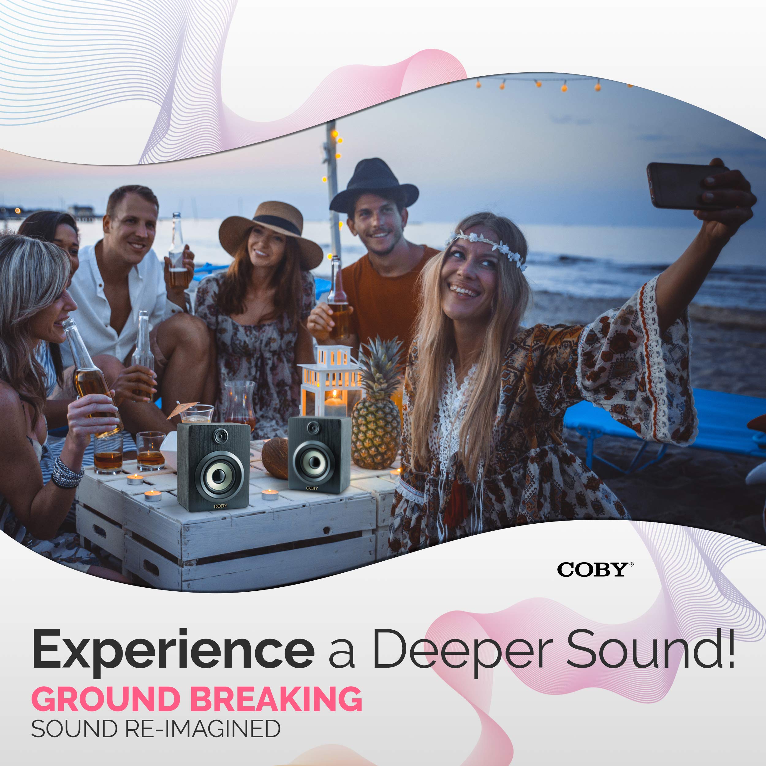 Snapklik.com : Coby Wireless Rechargeable Bluetooth Mini Speakers
