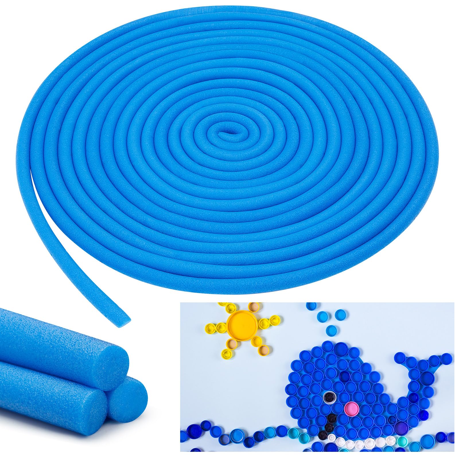 Amazon.com: Frienda Noodle Rope 40 ft 5/8 Inch Craft Foam Pool Noodles ...