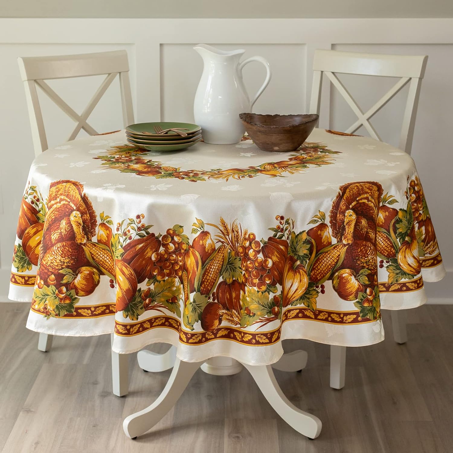 Amazon.com: Benson Mills Harvest Splendor Engineered Printed Fabric ...