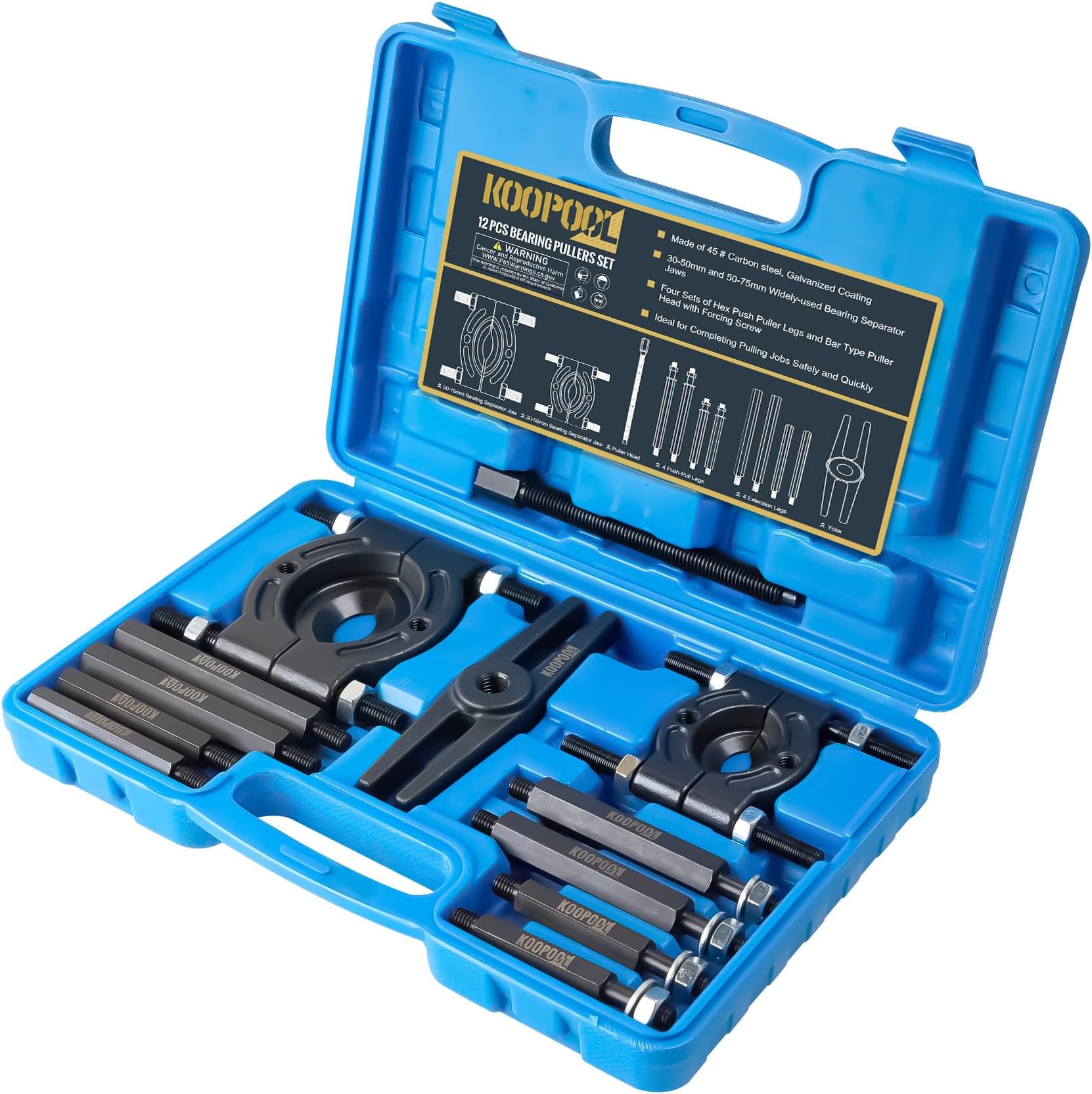 Amazon.com: MT MORTECDTA Bearing Splitter Separator Tool 1/4" to 2-1/3 ...