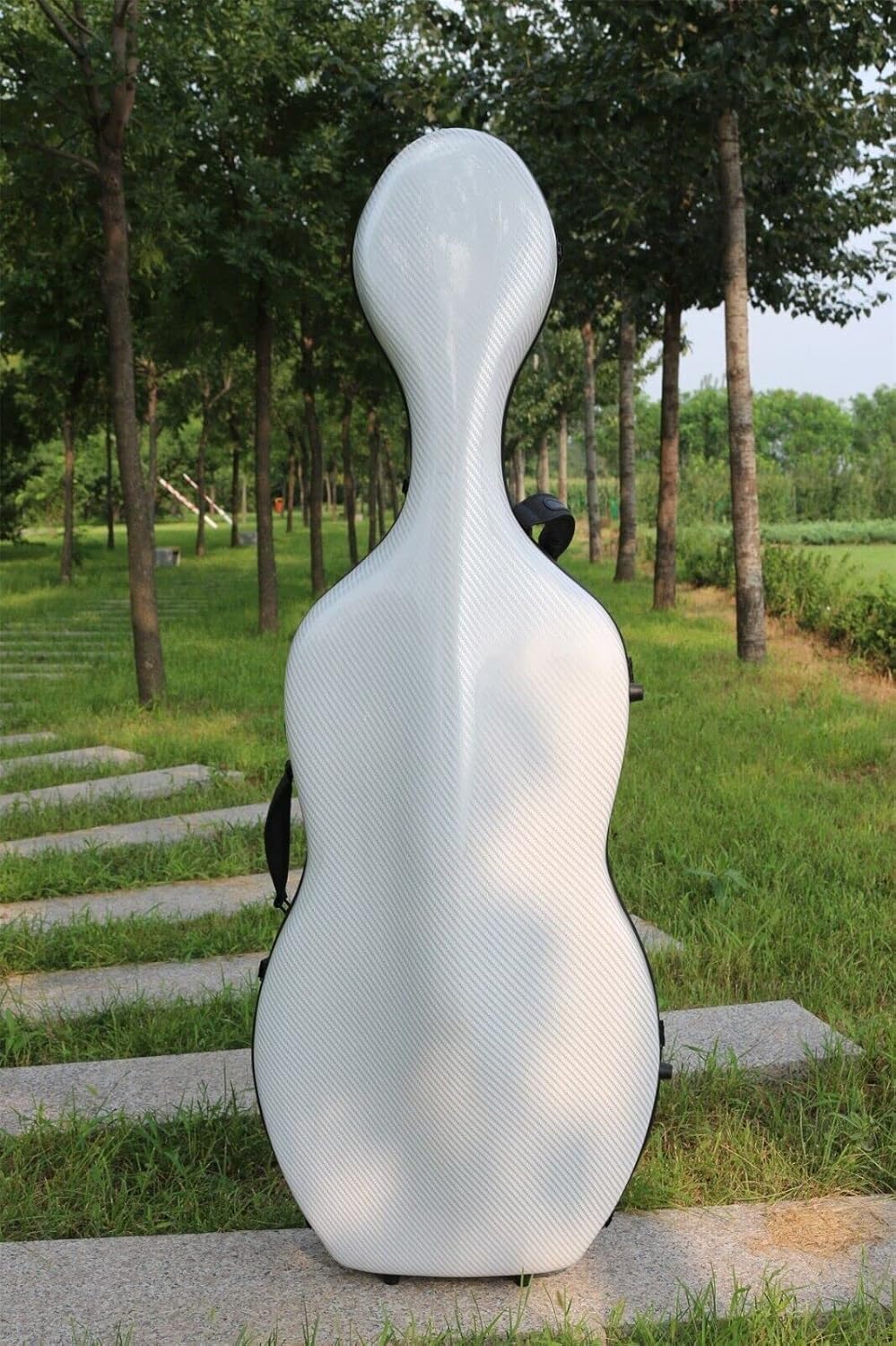 Amazon.com: 4/4 Full Size Cello Case Hard Mixed Carbon Fiber Strong ...