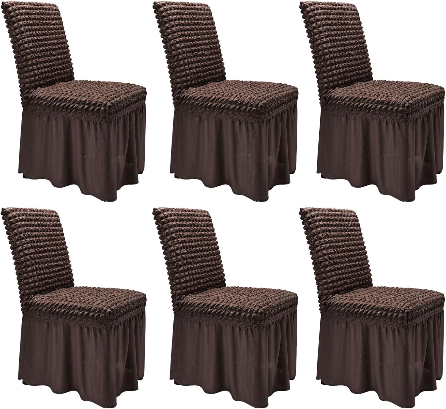 Amazon.com: NICEEC High Stretch Chair Covers for Dining Chairs Covers ...