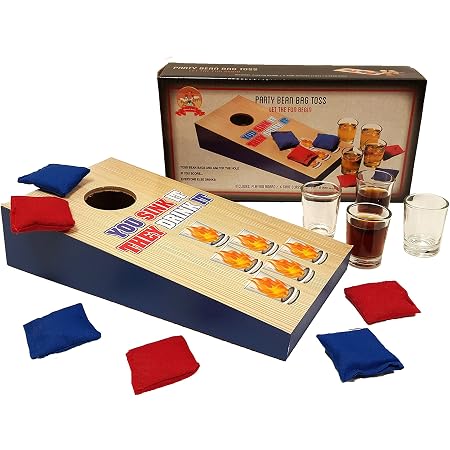 Amazon.com | Party Drinking Games, Shot Glass Basketball, Shot Glass ...
