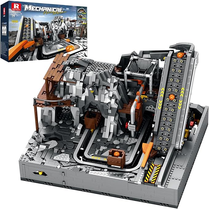 Amazon.com: Reobrix Electric Mining Machine Building Set with Dual ...