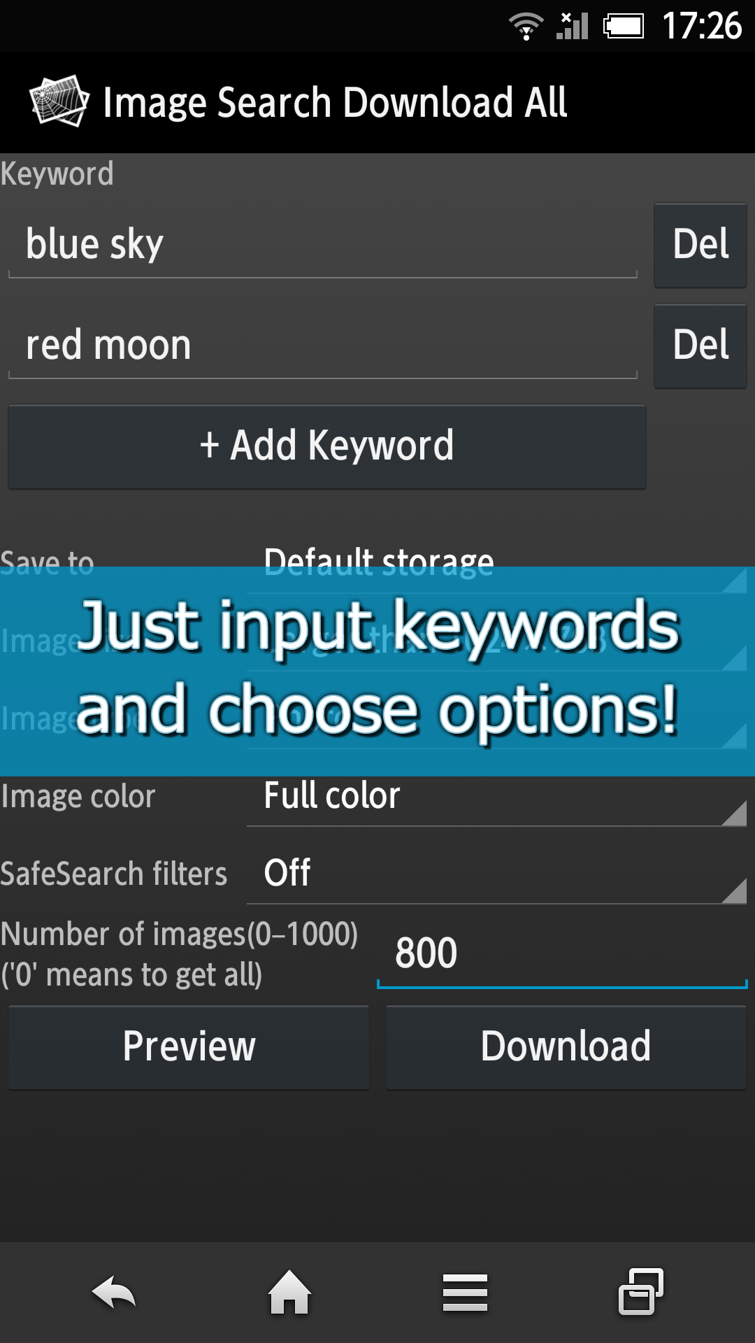 Image Search Download All - App on Amazon Appstore