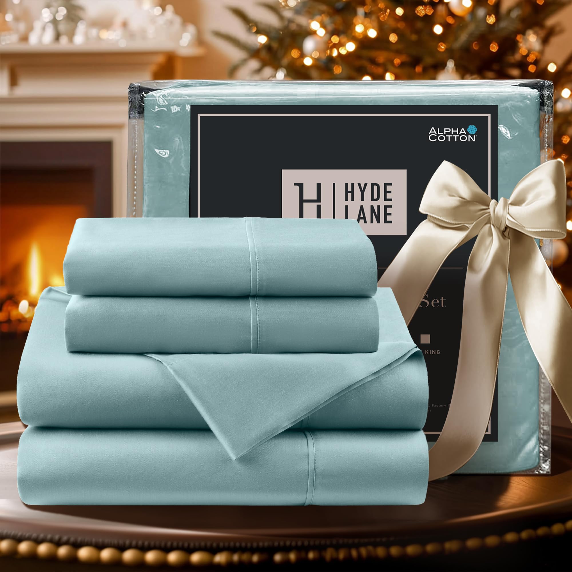 Amazon.com: Hyde Lane 900 Thread Count Cotton Rich King Size Bed Sheets ...