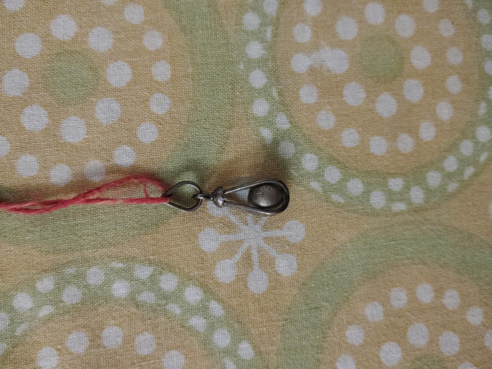 Sahiba Gems Solid Pure Silver (Chandi) Full Round Solid Goli Pendant ...