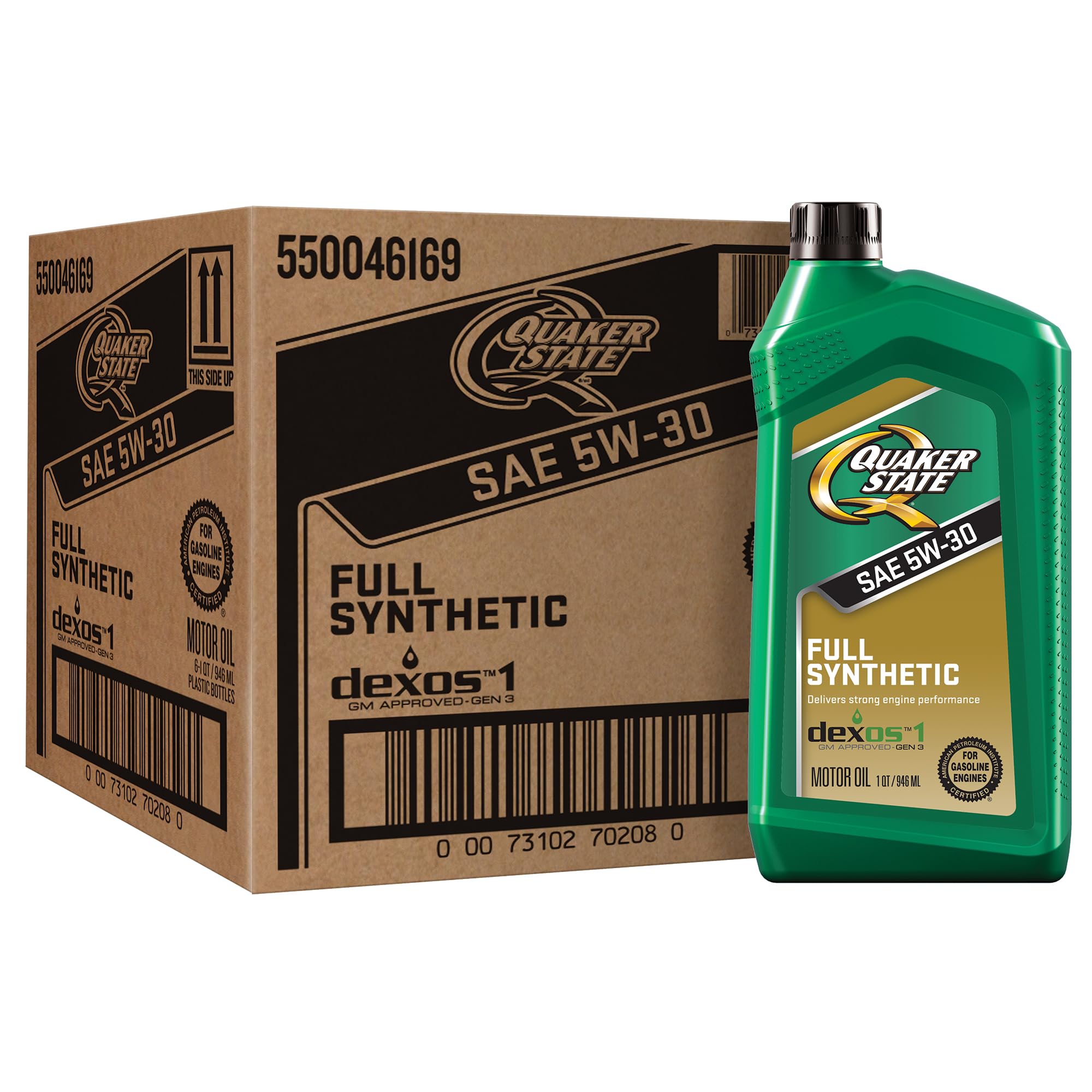 Snapklik.com : Quaker State Full Synthetic 5W-30 Motor Oil, 1 Quart