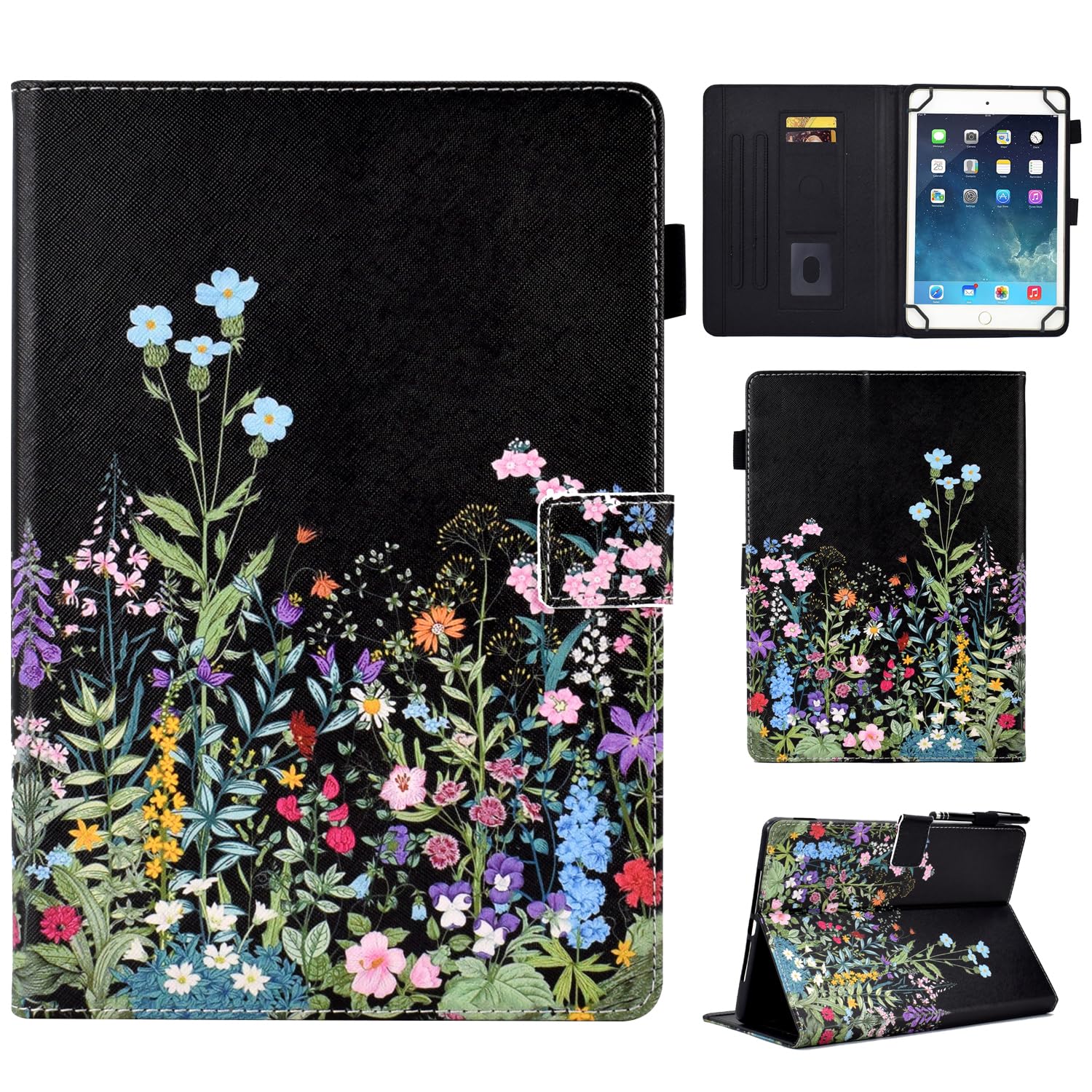 Amazon.com: BYCeKe Universal 10 10.1 inch Android Tablet Case, Multi ...